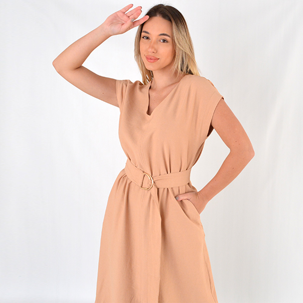 Vestido Midi Milvest em Viscose - Pole Modas