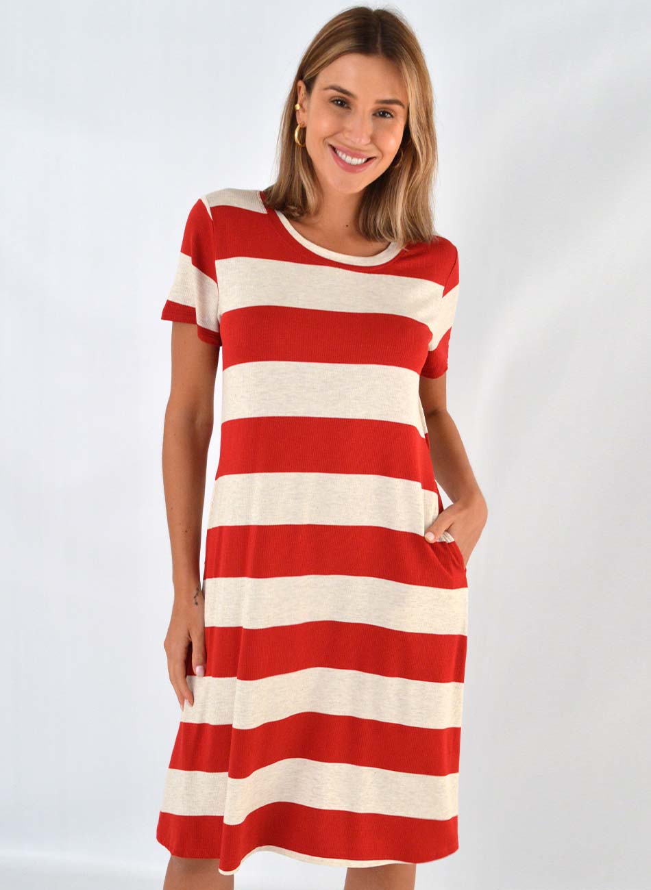 Vestido Fibras Naturais Delamo - Pole Modas